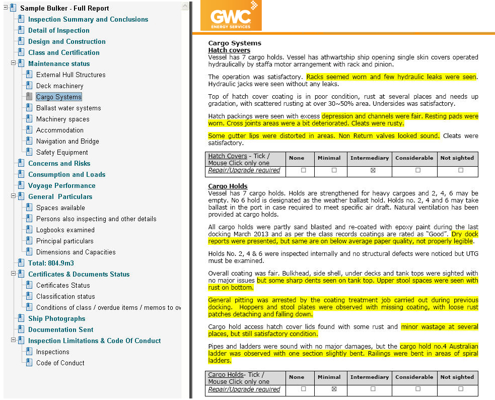 Bulk Carrier - GWC Energy
